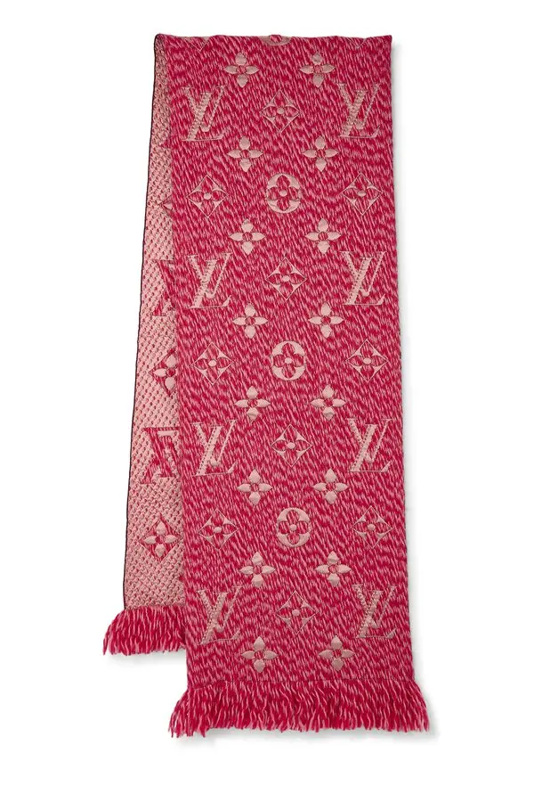 LOUIS VUITTON Logomania Scarf - Pink
