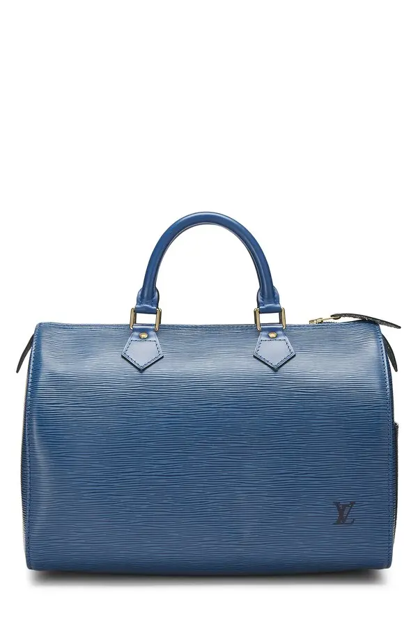 LOUIS VUITTON Toledo Epi Speedy 30 - Blue