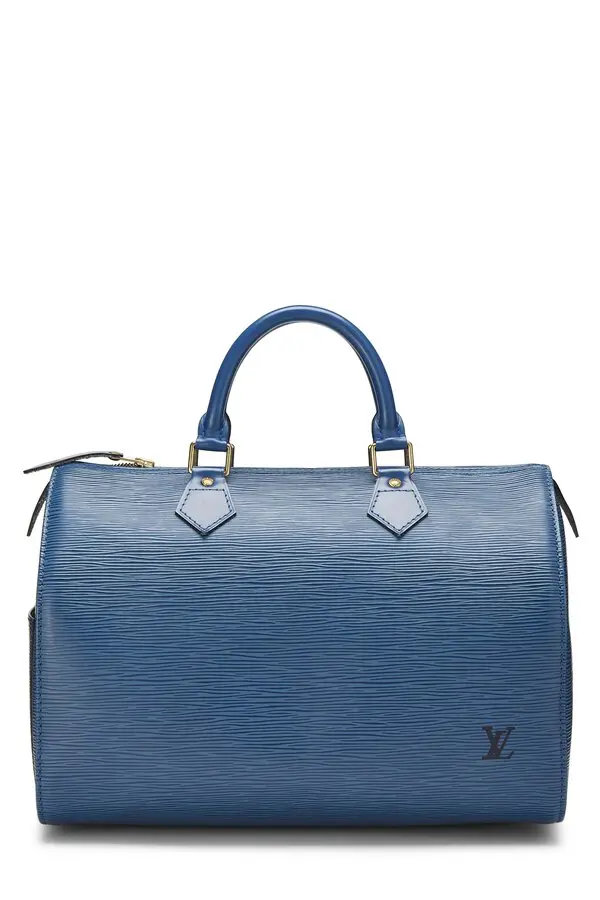 LOUIS VUITTON Toledo Epi Speedy 30 - Blue