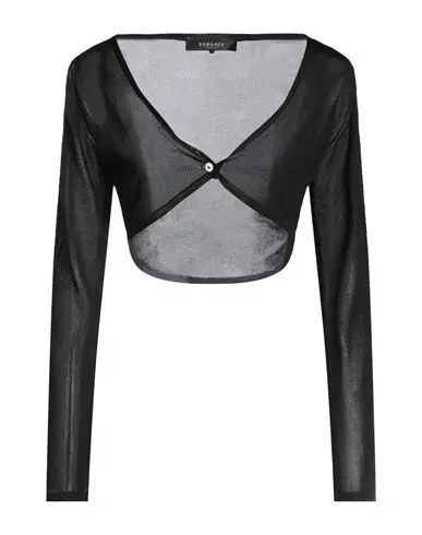 Versace Viscose Cardigan - Black