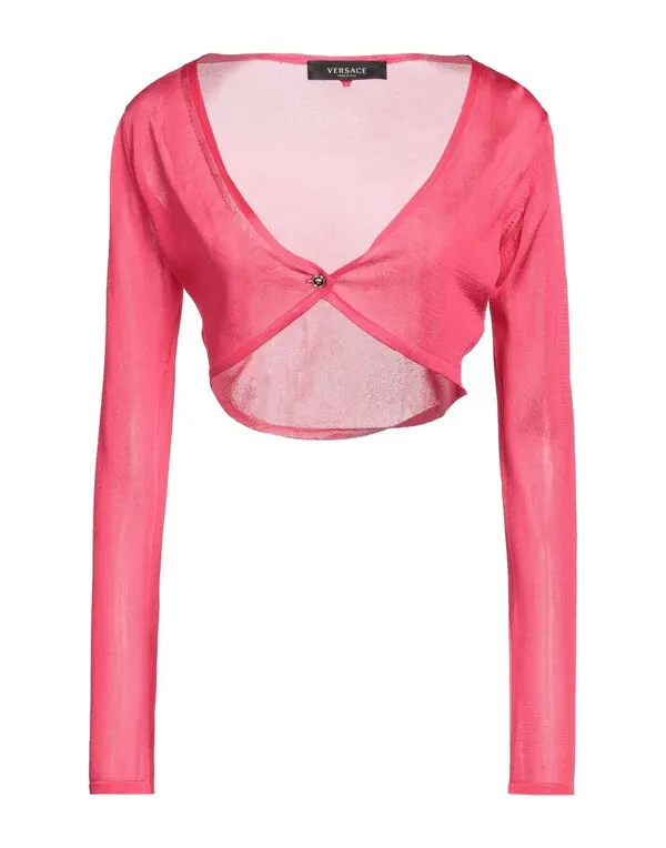 Versace Viscose Cardigan - Red