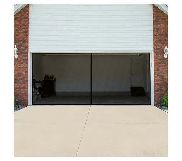 PURE GARDEN Magnetic Mesh Fiberglass Garage Scr Een Door - One-color