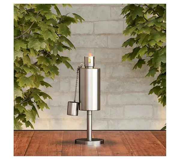 PURE GARDEN 10.5' Table Torch Lamp Fuel Caniste - One-color