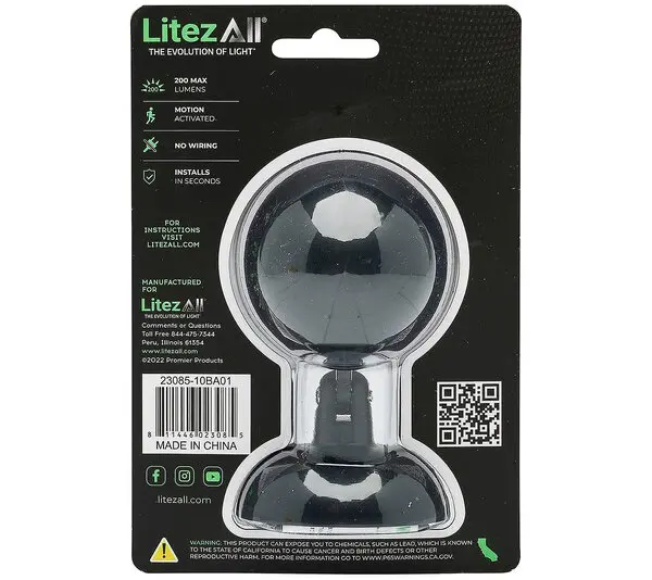 LITEZALL Motion Activated Spotlight