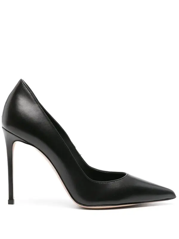 LE SILLA Eva Leather Pumps - Black