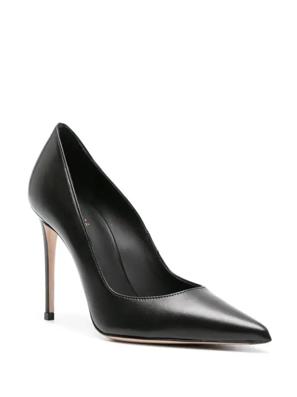 LE SILLA Eva Leather Pumps - Black