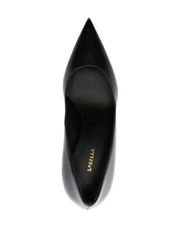 LE SILLA Eva Leather Pumps - Black