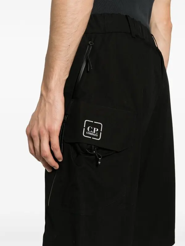 C.P. COMPANY Logo-print Cargo Shorts