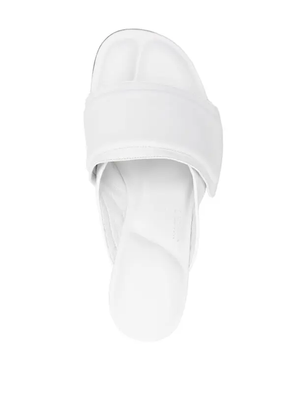 Jacquemus 80mm Les Mules Aqua Sandals