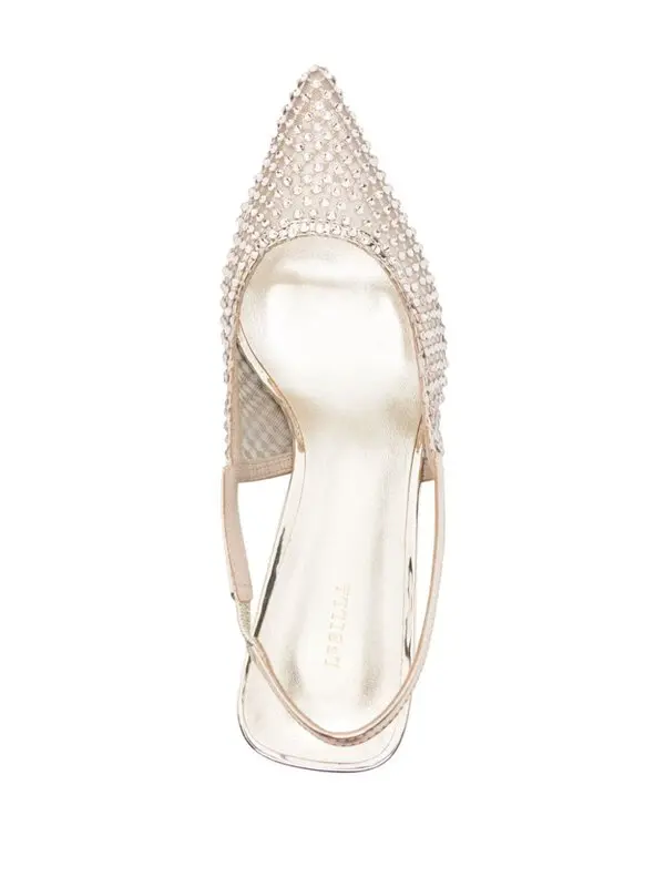 LE SILLA Gilda 60mm Slingback Pumps - Gold