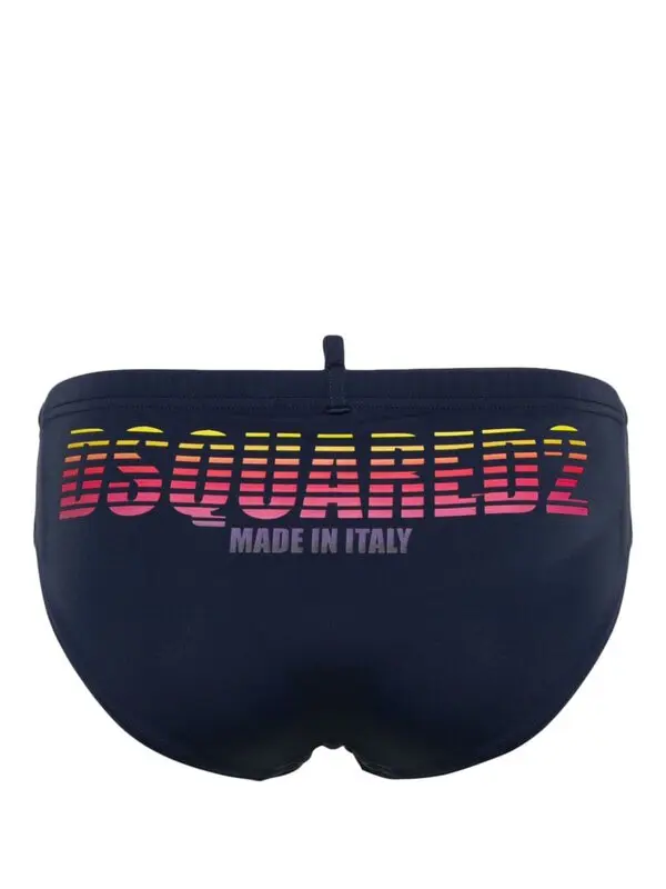 Dsquared2 Elasticated Swim Briefs With Rear Logo
