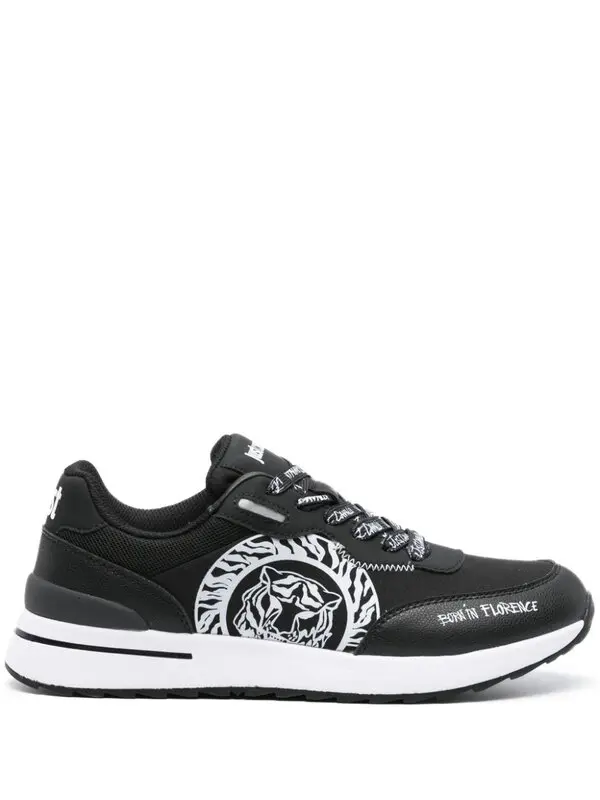 Just Cavalli Tiger Head-print Sneakers
