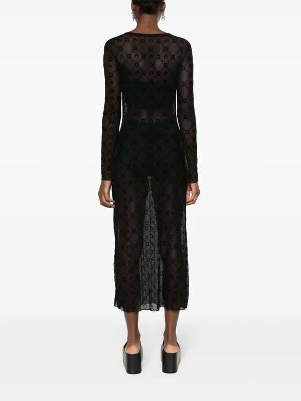 MARINE SERRE Moonogram Mesh Dress