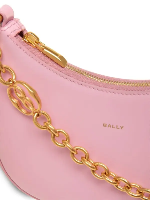 Bally Emblem Leather Crossbody Bag