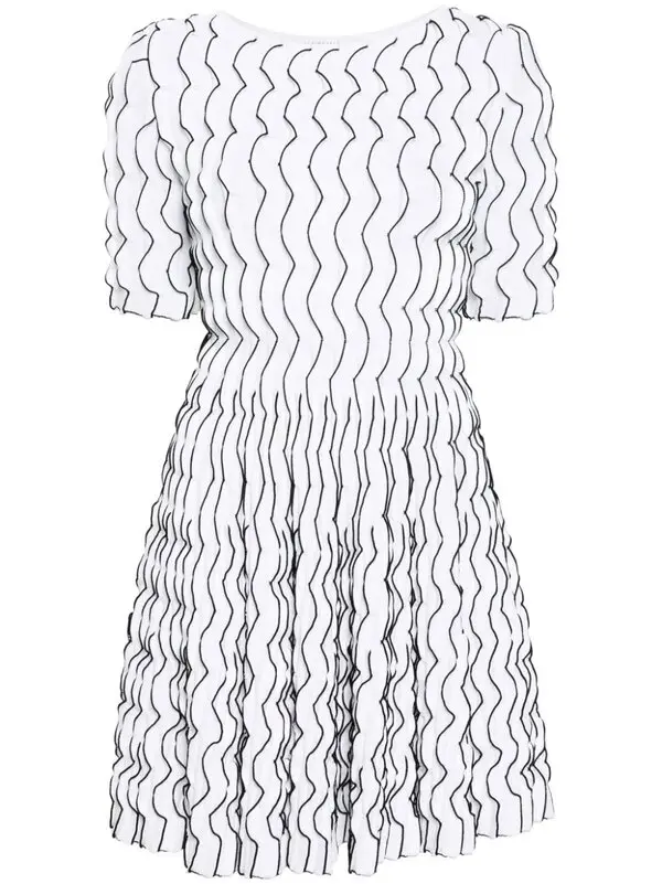 ANTONINO VALENTI Ruffled Mini Dress - White