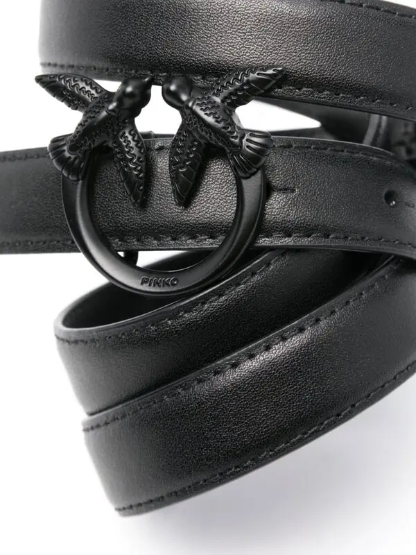Pinko Love Birds-buckle Thin Belt