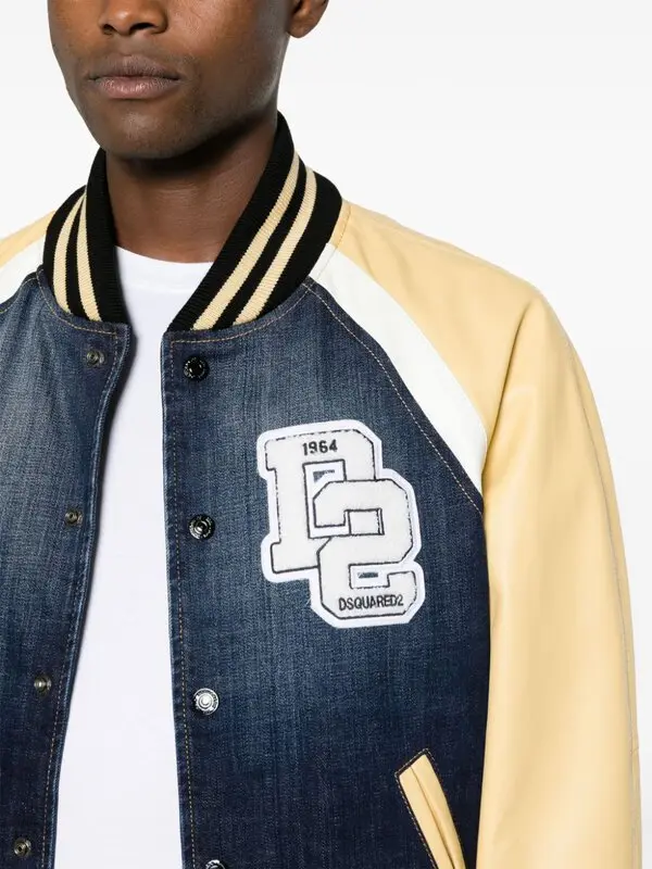 Dsquared2 Panelled Bomber Jacket