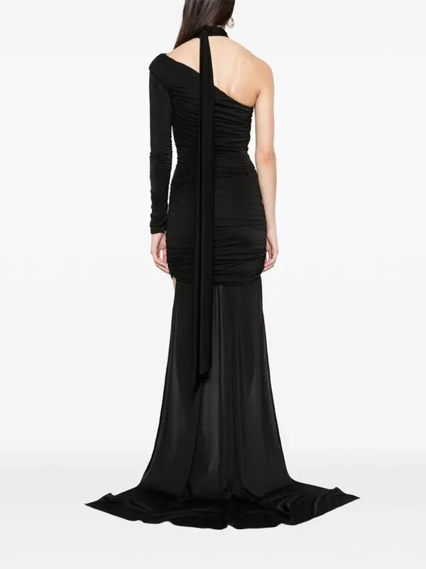 Giuseppe Di Morabito Asymmetric Draped Mini Dress