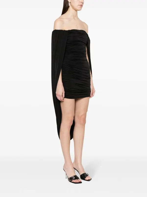 Giuseppe Di Morabito Off-shoulder Draped Mini Dress