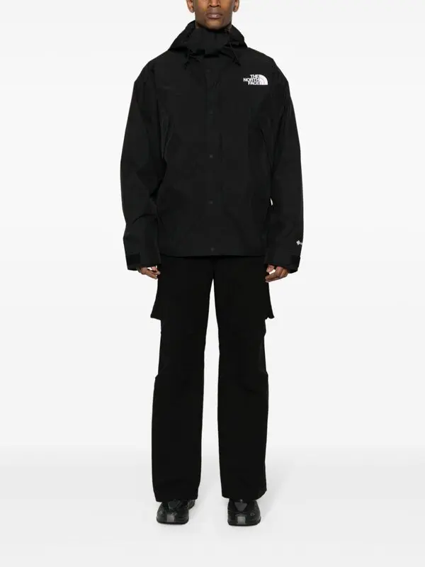 The North Face Logo-embroidered Hooded Jacket - Black