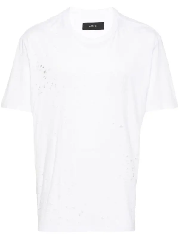 Amiri Core Shotgun Distressed T-shirt - White