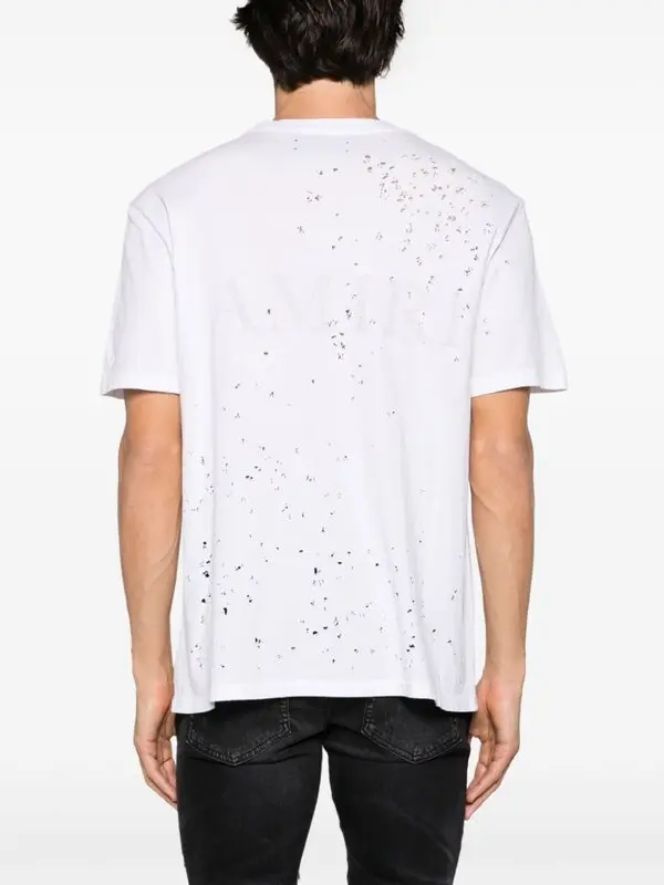 Amiri Core Shotgun Distressed T-shirt - White