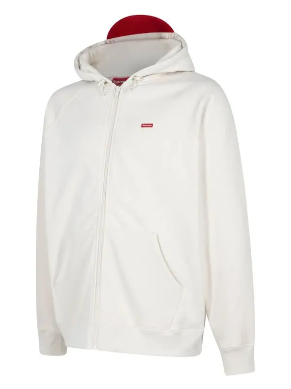 Supreme Brim Fw 22 Zip-Up Hoodie - White | Editorialist
