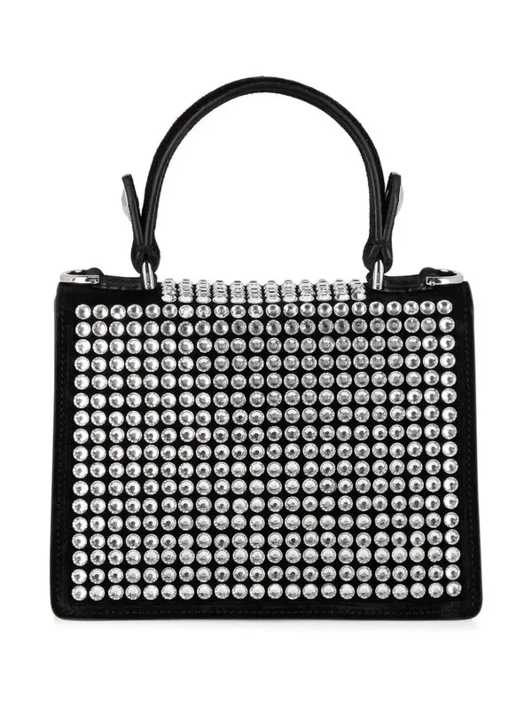 Philipp Plein Crystal-embellished Suede Tote Bag