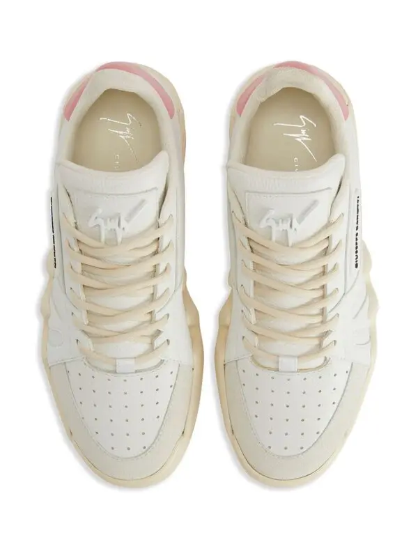 GIUSEPPE ZANOTTI Talon Mid-top Sneakers - White