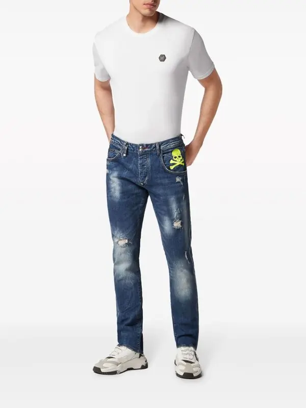 Philipp Plein Straight-leg Jeans - Blue