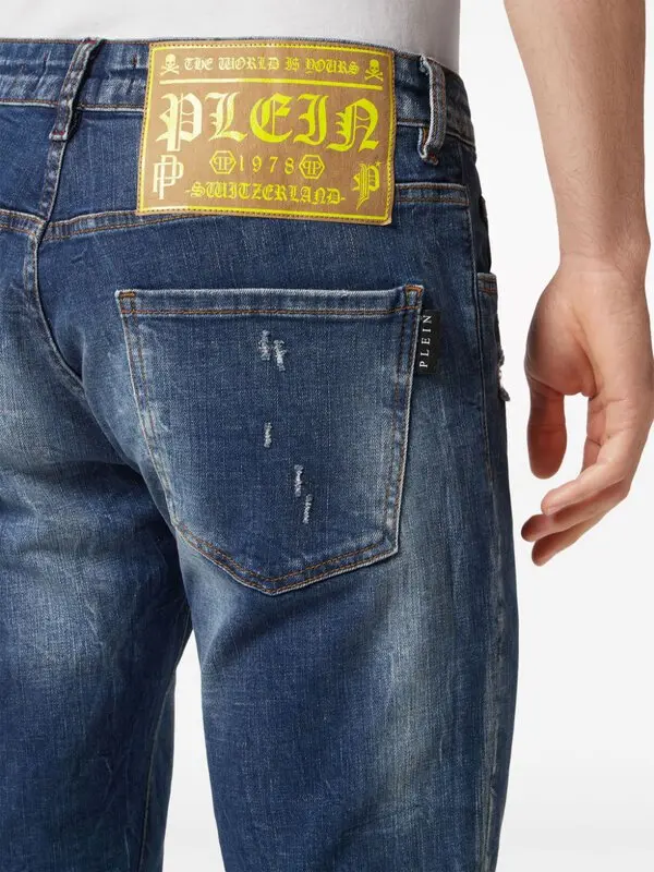 Philipp Plein Straight-leg Jeans - Blue