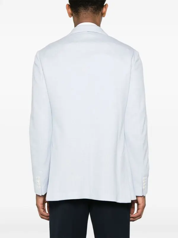 Brioni Single-breasted Silk Blend Blazer