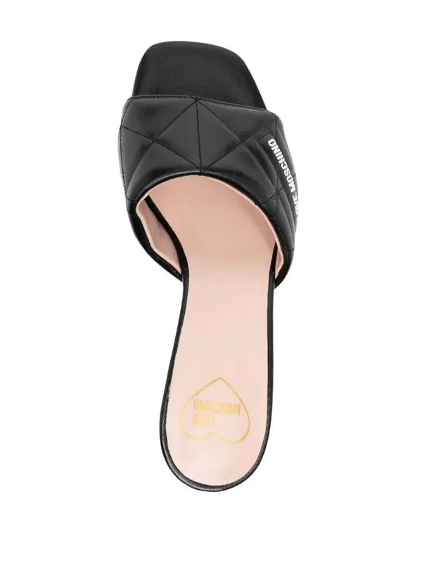 Moschino Quilted Sandals