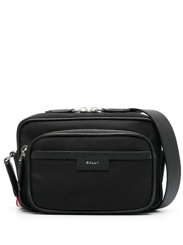 Bally Code Messenger Bag - Black