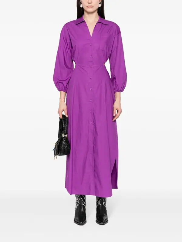 TWINSET Actitude Poplin Maxi Shirt Dress