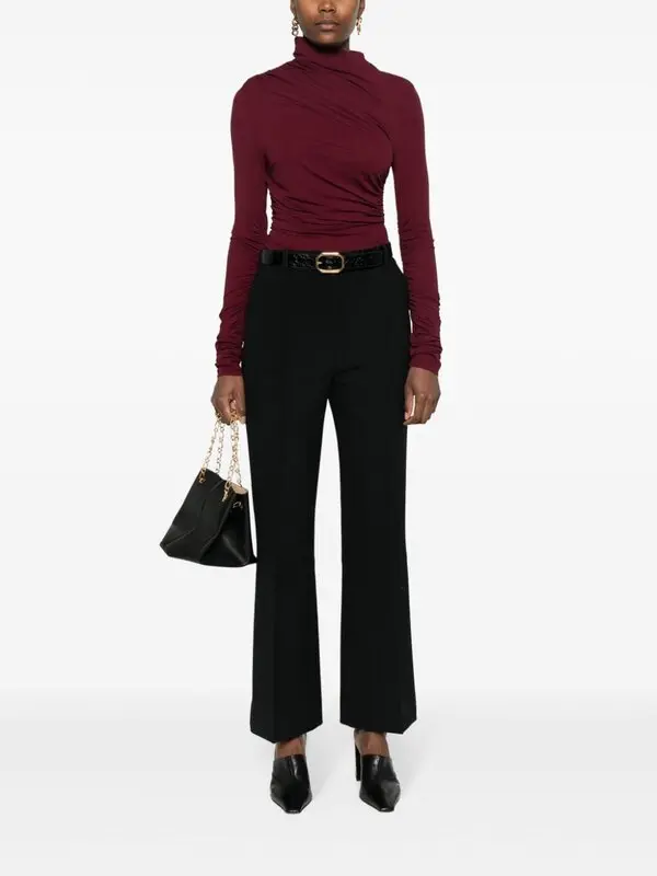 Victoria Beckham Tailored Flared Trousers - Black