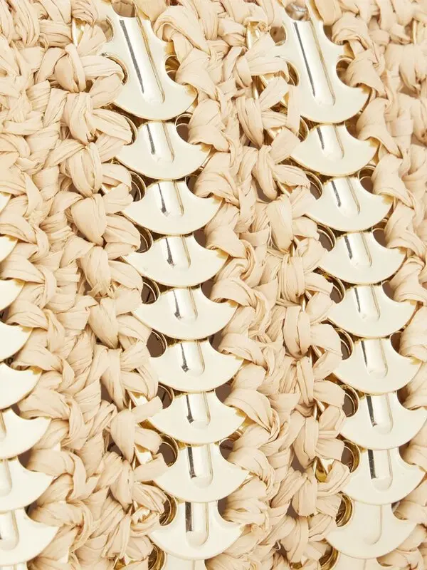 Rabanne 1969 Raffia Shoulder Bag
