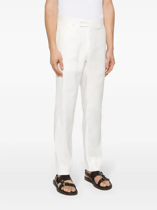 LARDINI Slim-fit Chino Trousers - Neutrals