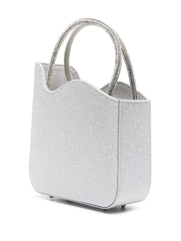 LE SILLA Ivy Glitter Tote - Silver