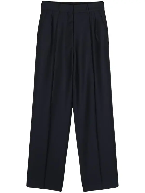 BLAZÉ MILANO Pleated Tailored Trousers - Blue