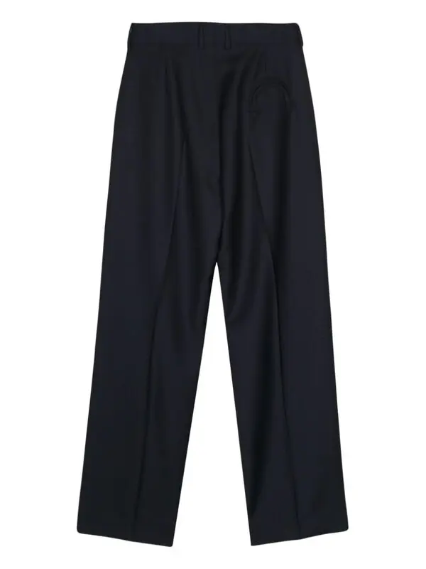 BLAZÉ MILANO Pleated Tailored Trousers - Blue