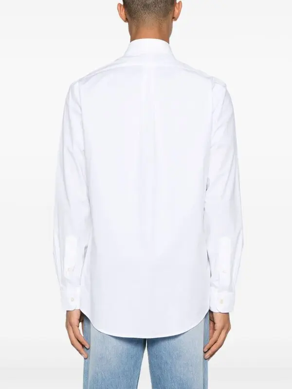 Polo Ralph Lauren Polo Pony-embroidered Poplin Shirt - White