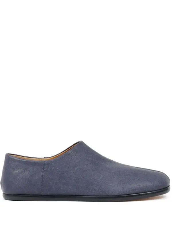 MAISON MARGIELA Tabi Leather Babouche Shoes - Blue