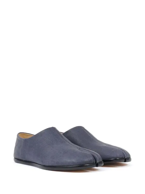 MAISON MARGIELA Tabi Leather Babouche Shoes - Blue
