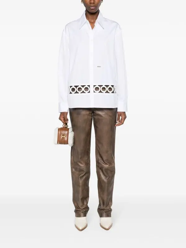 Dsquared2 Ring-hardware Cotton Shirt