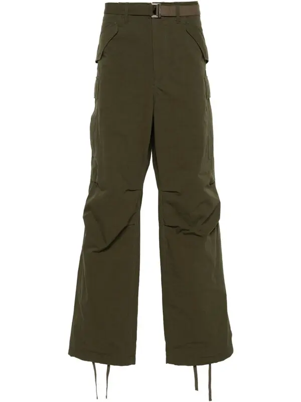 Sacai Ripstop Cargo Pants - Green