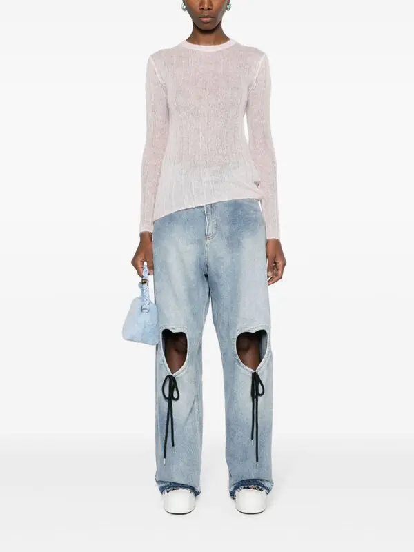 Kenzo Ribbed Open-knit Jumper