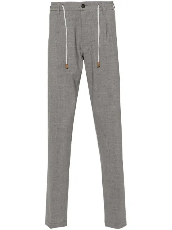 Eleventy Pressed-crease Trousers