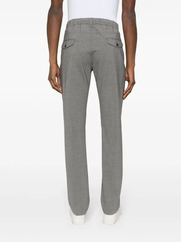 Eleventy Pressed-crease Trousers