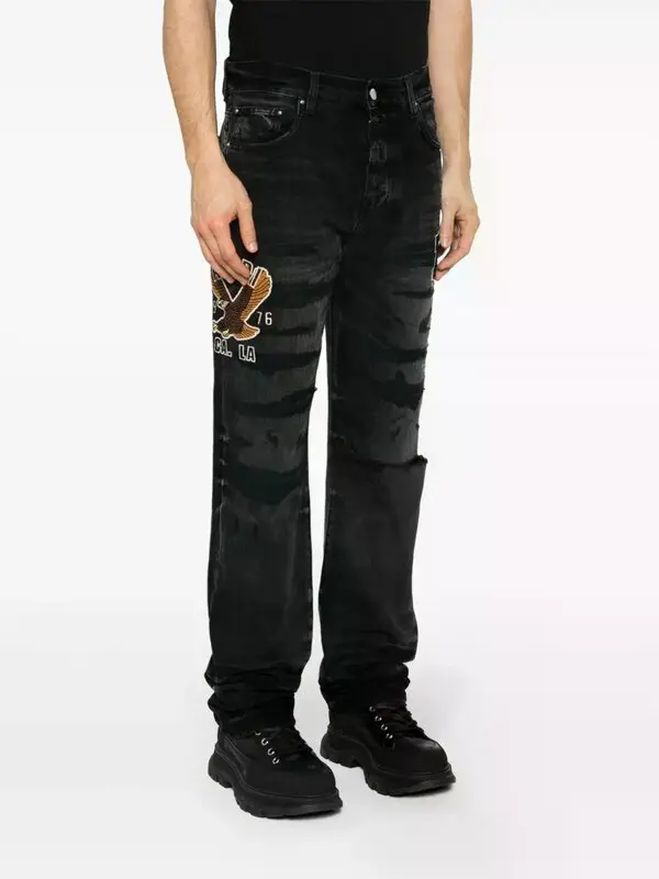 Amiri Varsity Straight-leg Jeans